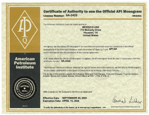 API Licenses - Woodco USA